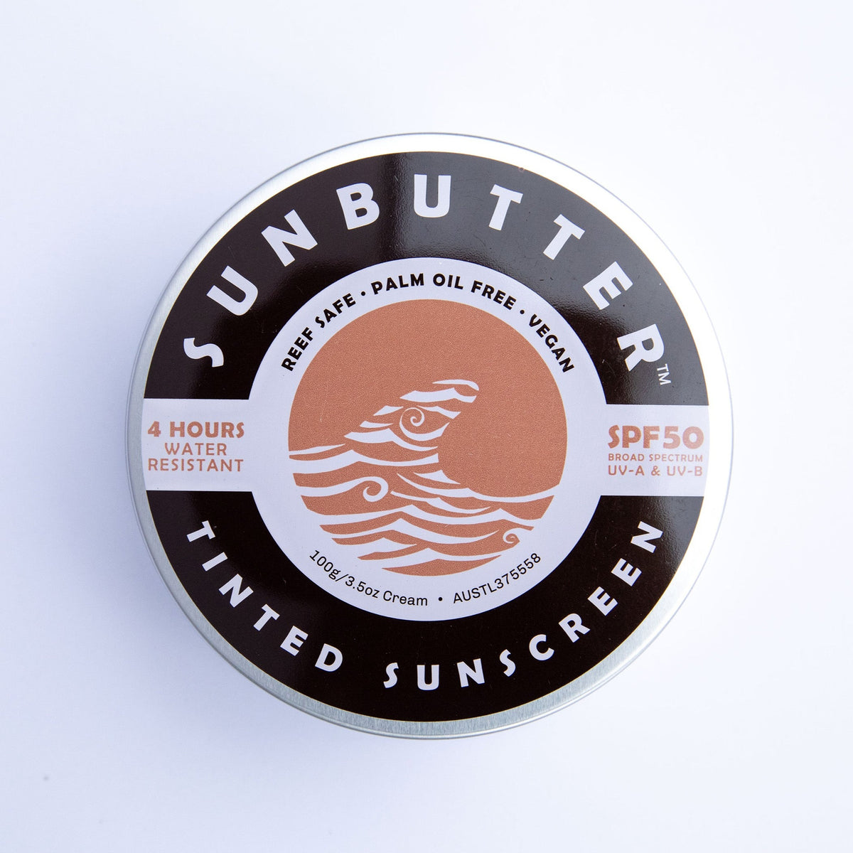 Tinted SunButter Sunscreen SPF50 100g – Be Gaia